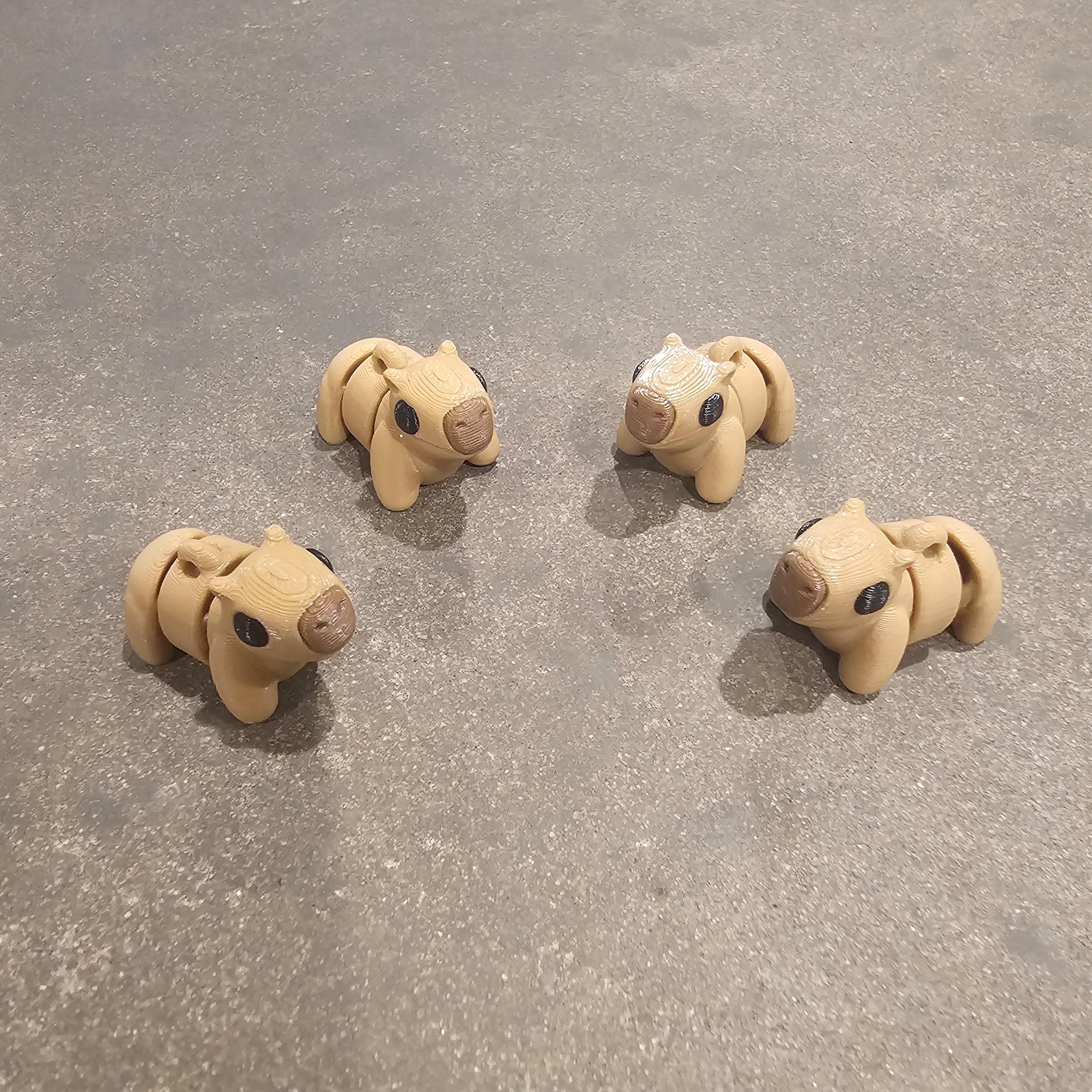 3d printed articulated capybara – 3d Design Dad